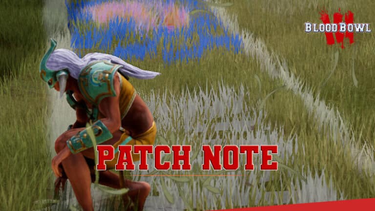 Patch note | season 8 - Nacon - Blood Bowl 3